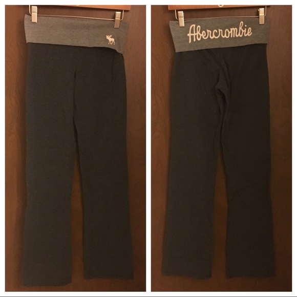 Abercrombie & Fitch | Pants & Jumpsuits | Y2k Af Grey Yoga Legging ...
